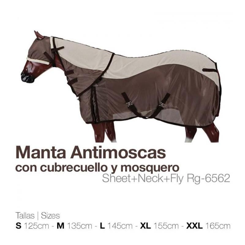 Fly sheet + neck cover + fly mask Zaldi Variant t.L