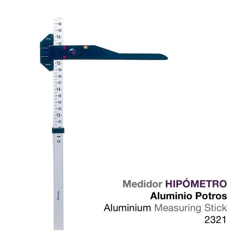 Medidor Hipómetro Aluminio Potros