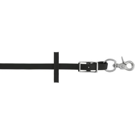 Norton Rubber Reins "PVC" Ekkia Variant Color: Black, Size: Shetland