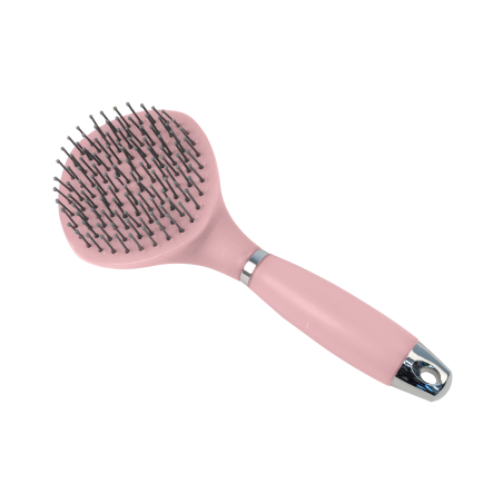 Mane and Tail Brush with Gel Grip WaldHausen Variant Color: Linnea Pink